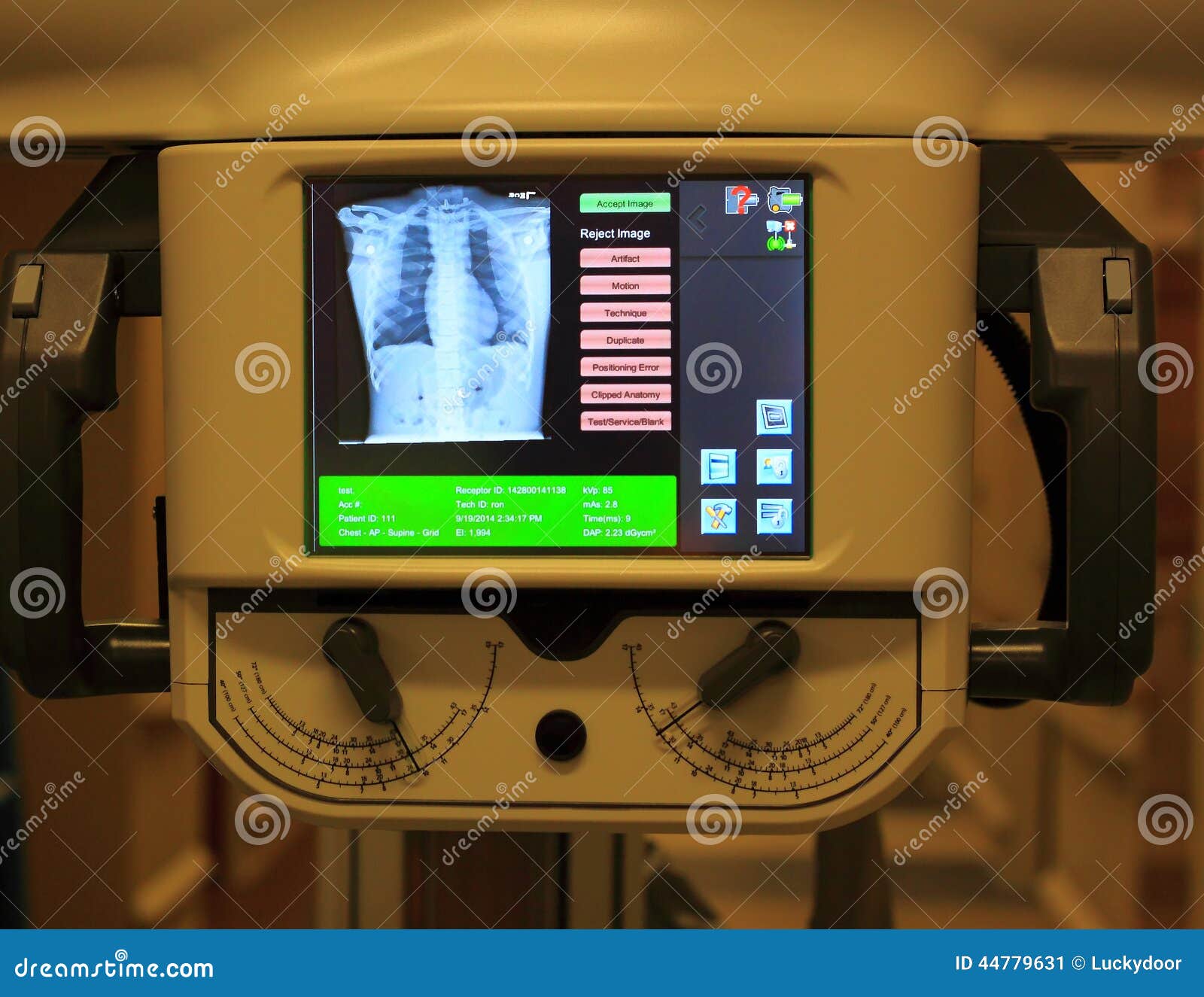 Modern X-Ray Monitor stock image. Image of electronic - 44779631