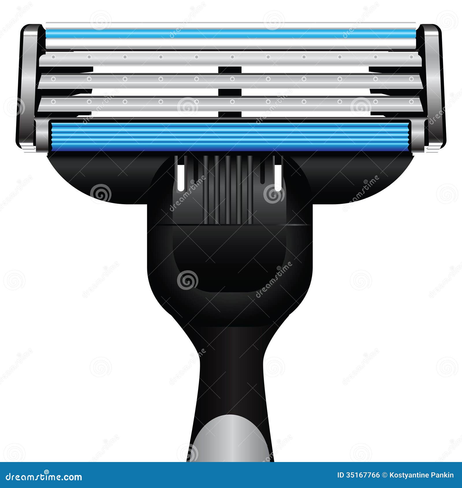 Modern razor stock vector. Illustration of blade, precision - 35167766