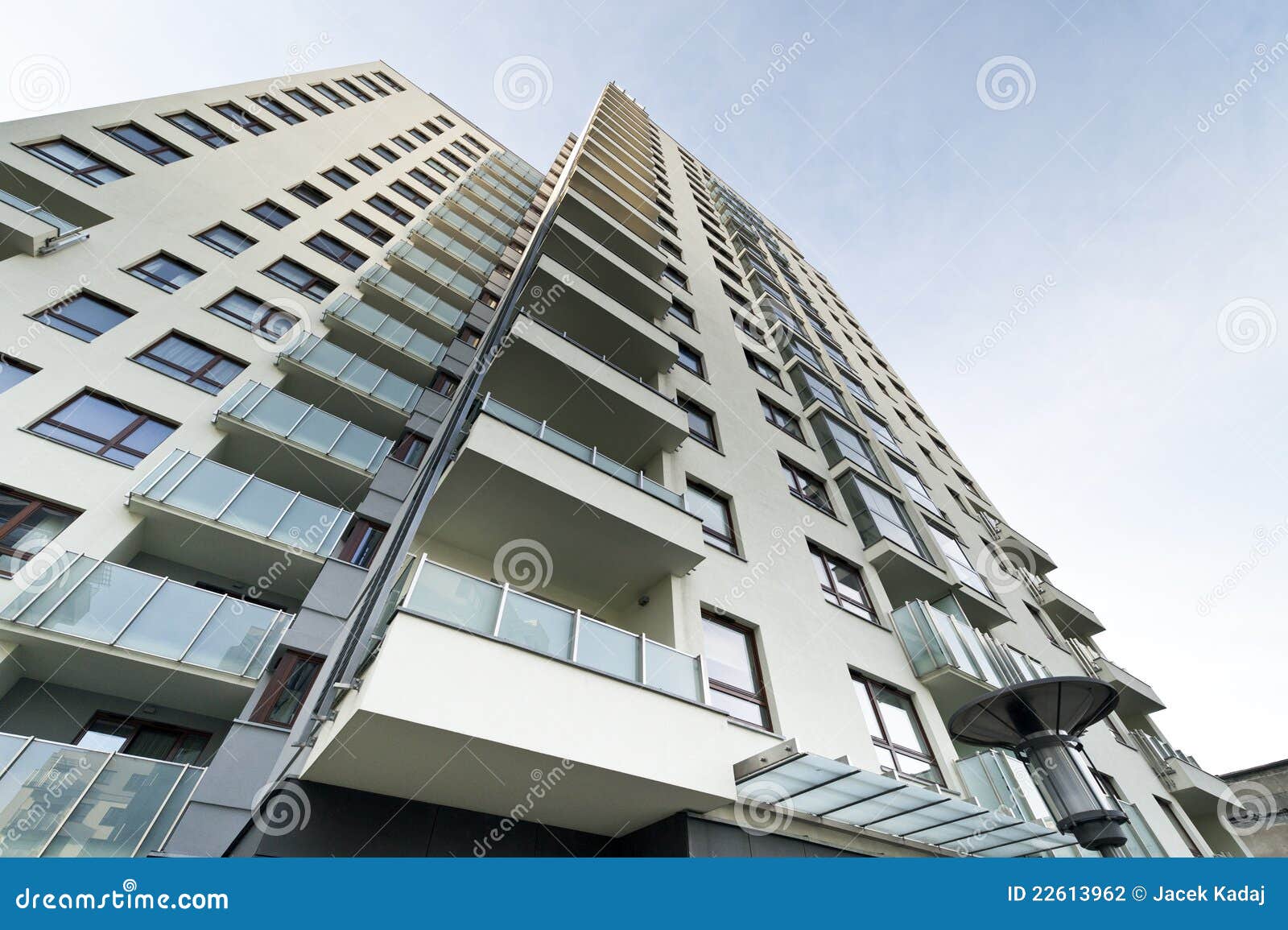 Modern Real Estate Building Stock Photo - Image of executive, tall ...