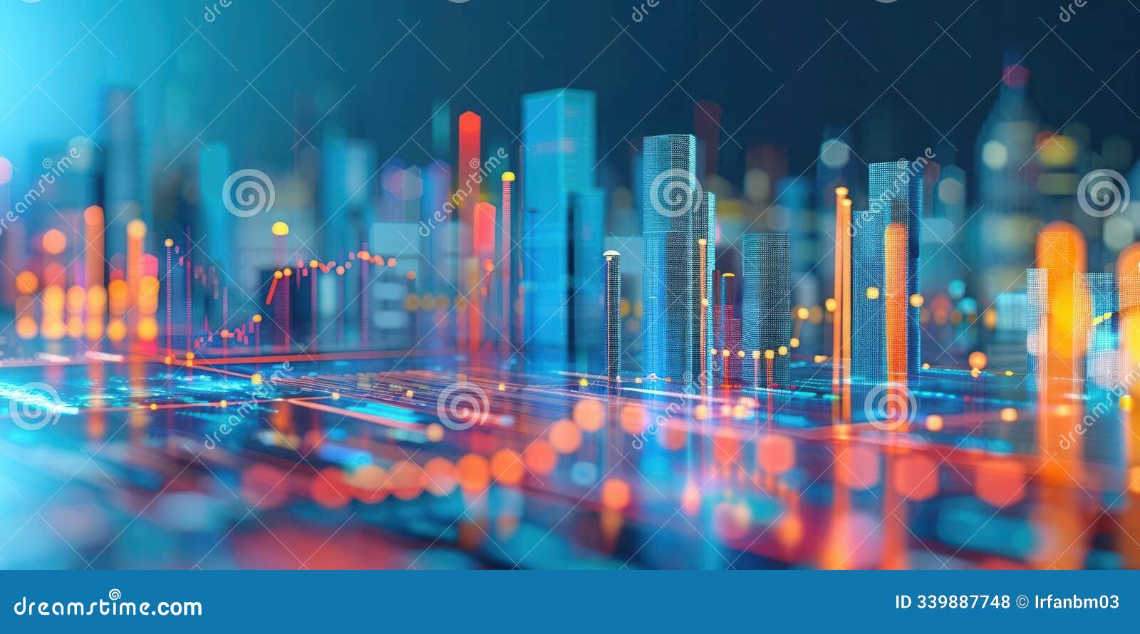 Modern Real Estate Data Analysis. Real Estate Data Visualization Stock ...