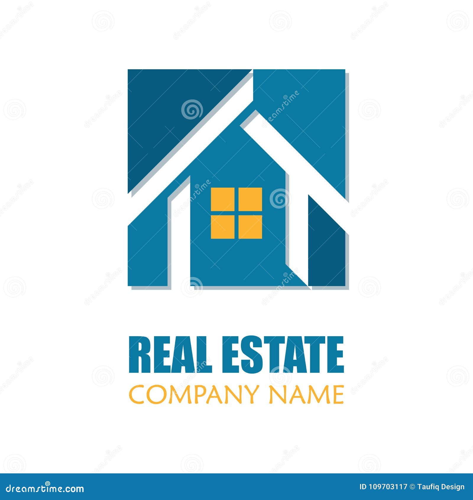 Modern Real Estate Logo Template. Creative Home Logo Icon Design Stock ...