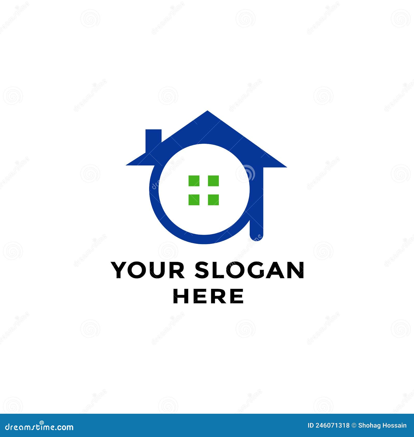 Real State Logo Design Brand Identity Vector Stock Vector ...