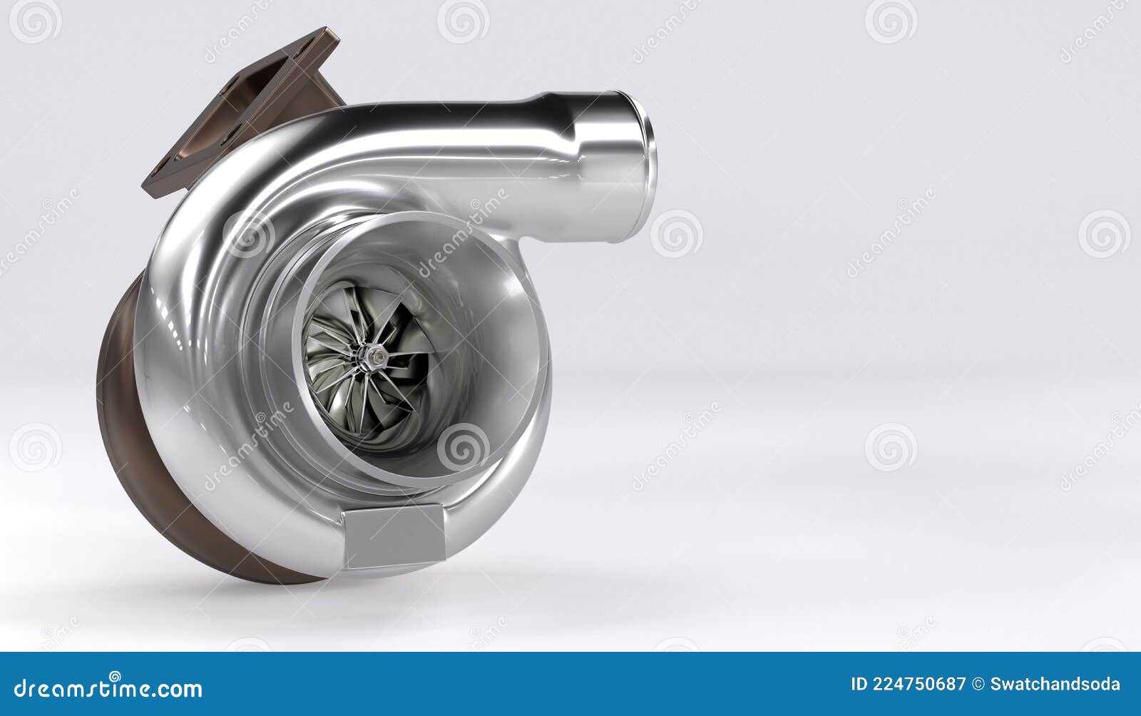 Complete Turbocharger Stock Illustrations – 2 Complete Turbocharger ...