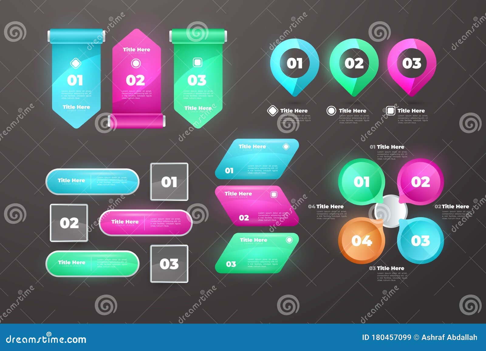 Creative Steps Collection Colorful Business Infographic Template, Can ...
