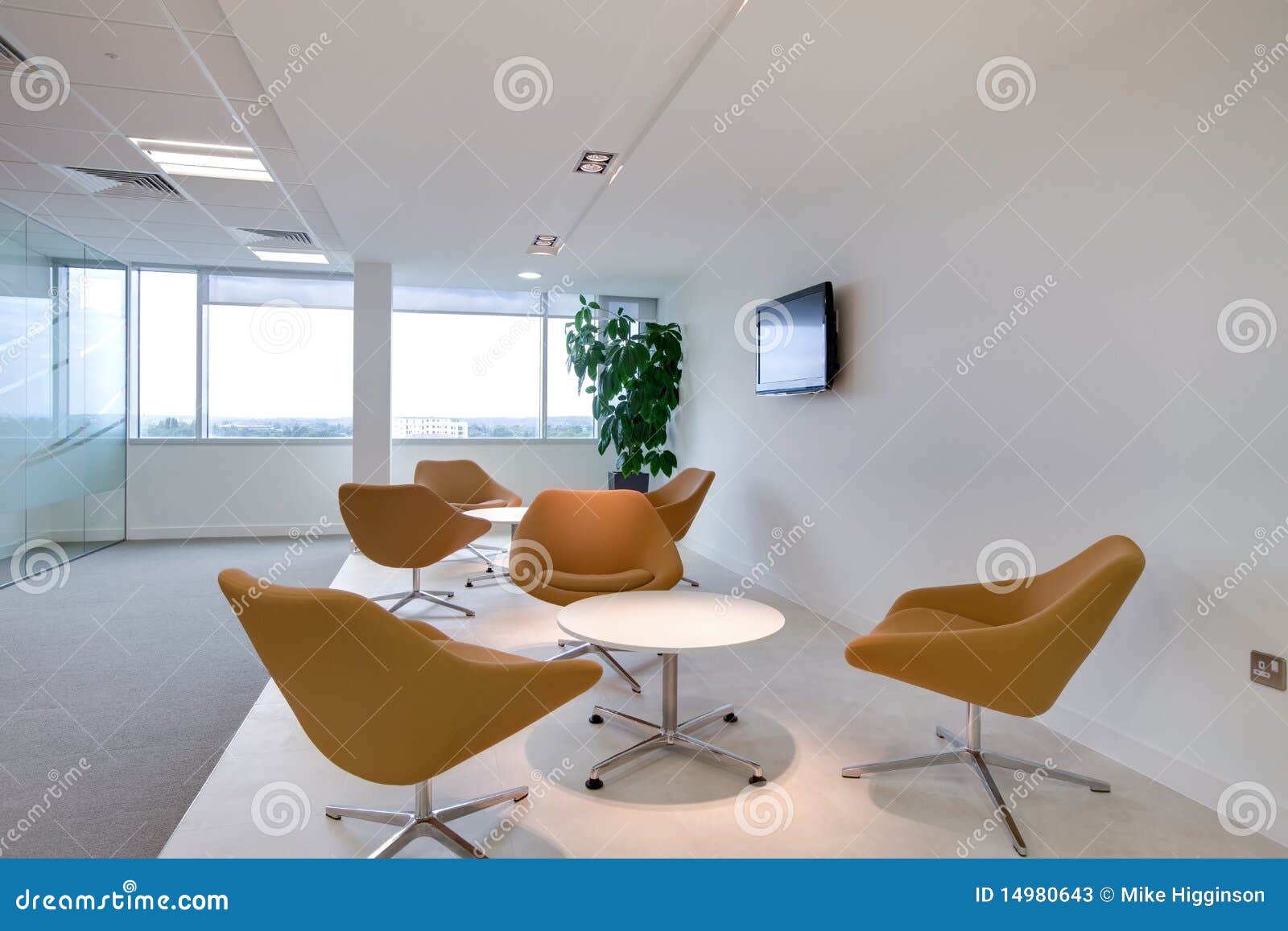 Modern reception area stock image. Image of table, office - 14980643