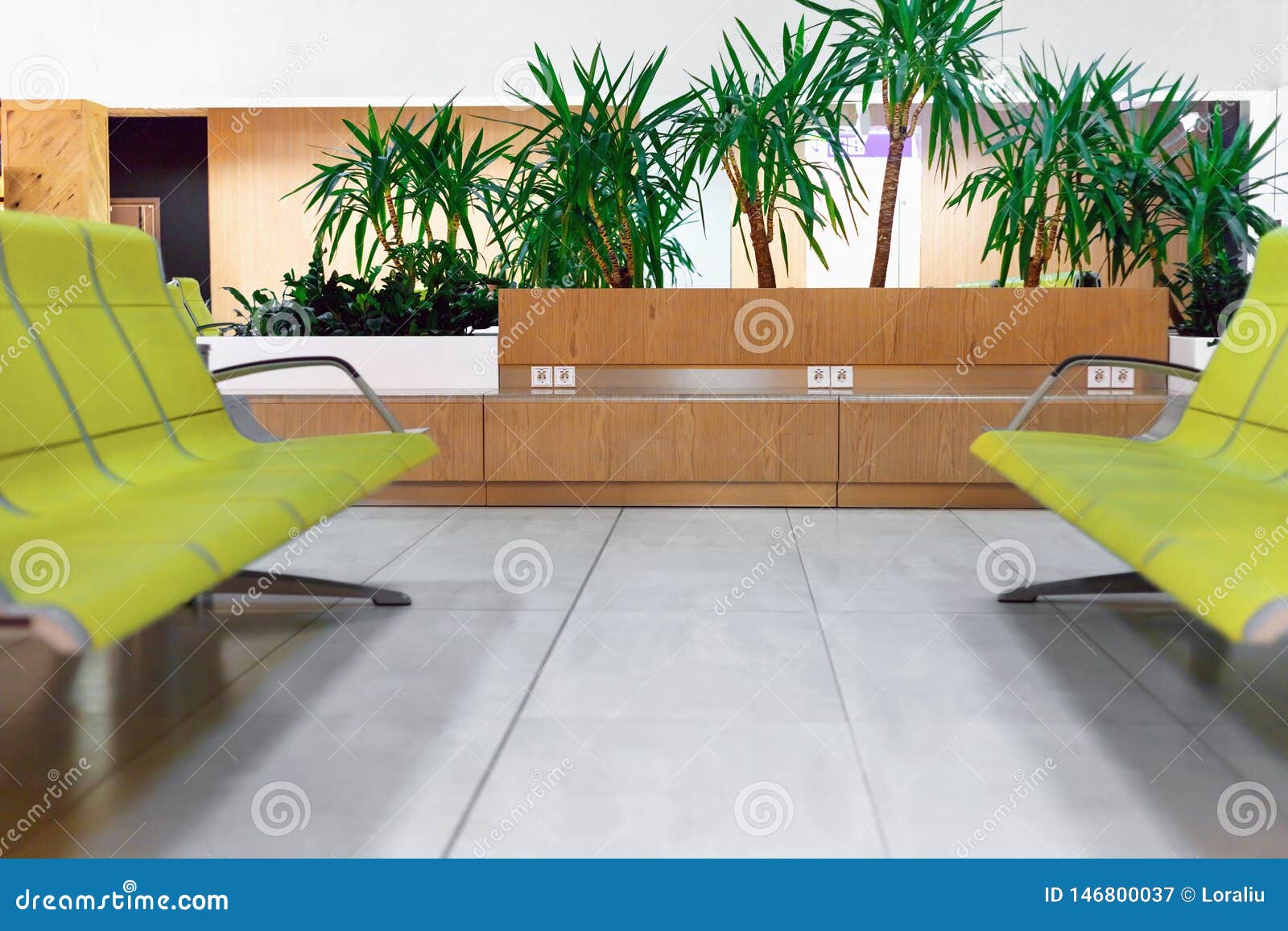 Modern Reception in Office Building, Luxury Hall Stock Image - Image of ...