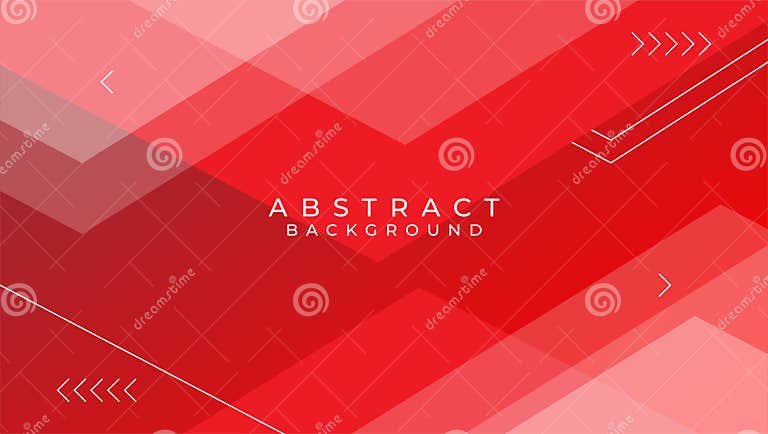 Modern Red Abstract Background Template Stock Illustration ...