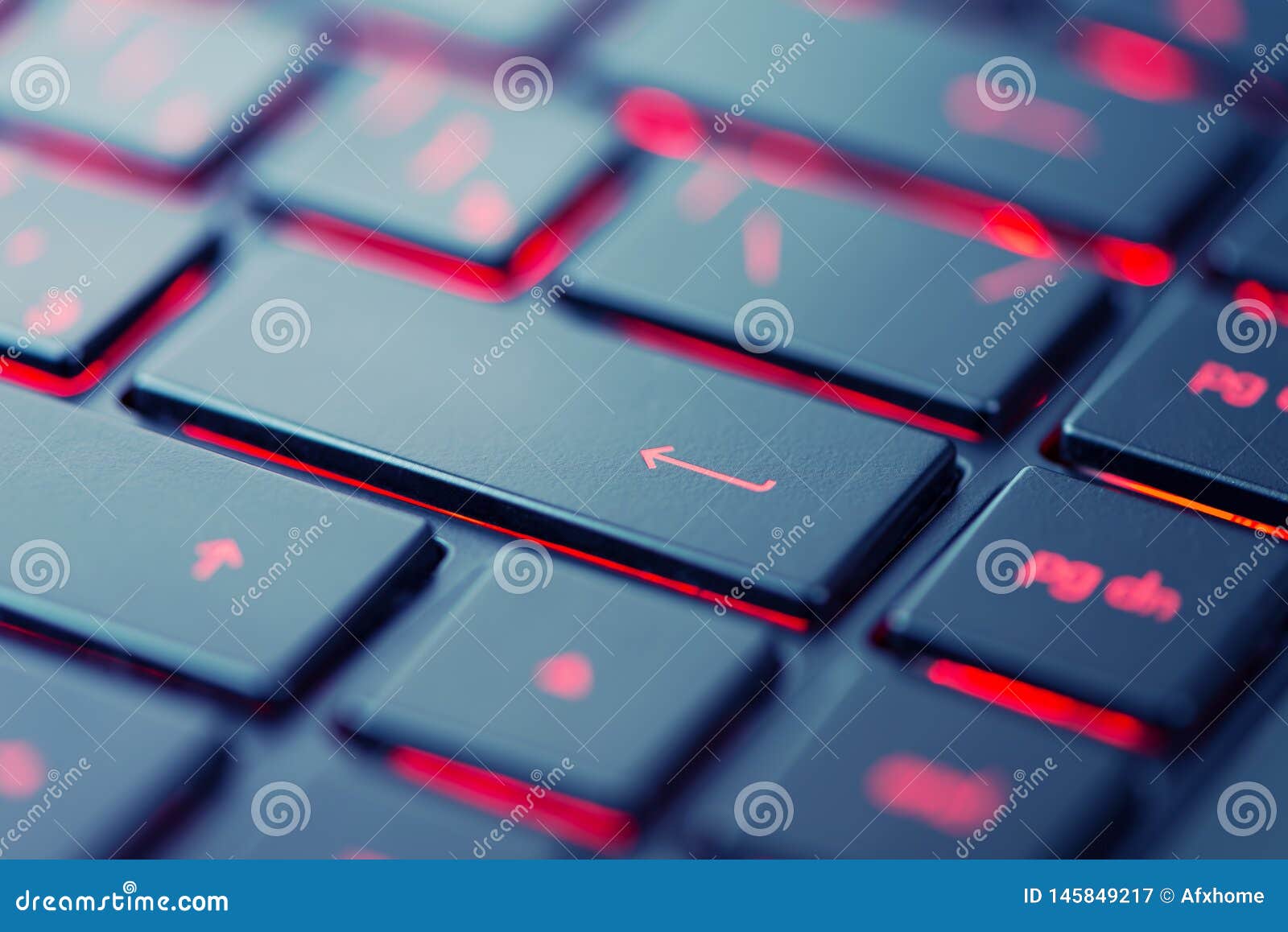 Backlit Keyboard Illuminates Letters And Symbols Light Underneath Keys ...