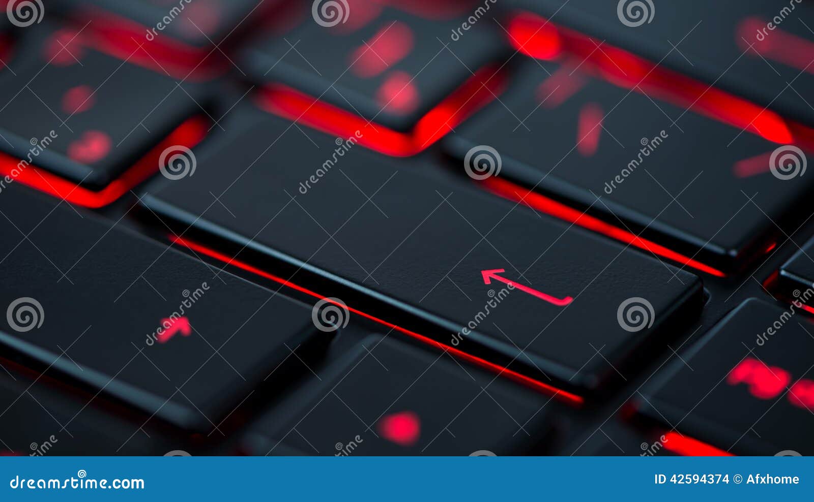 Backlit Keyboard Illuminates Letters And Symbols Light Underneath Keys ...