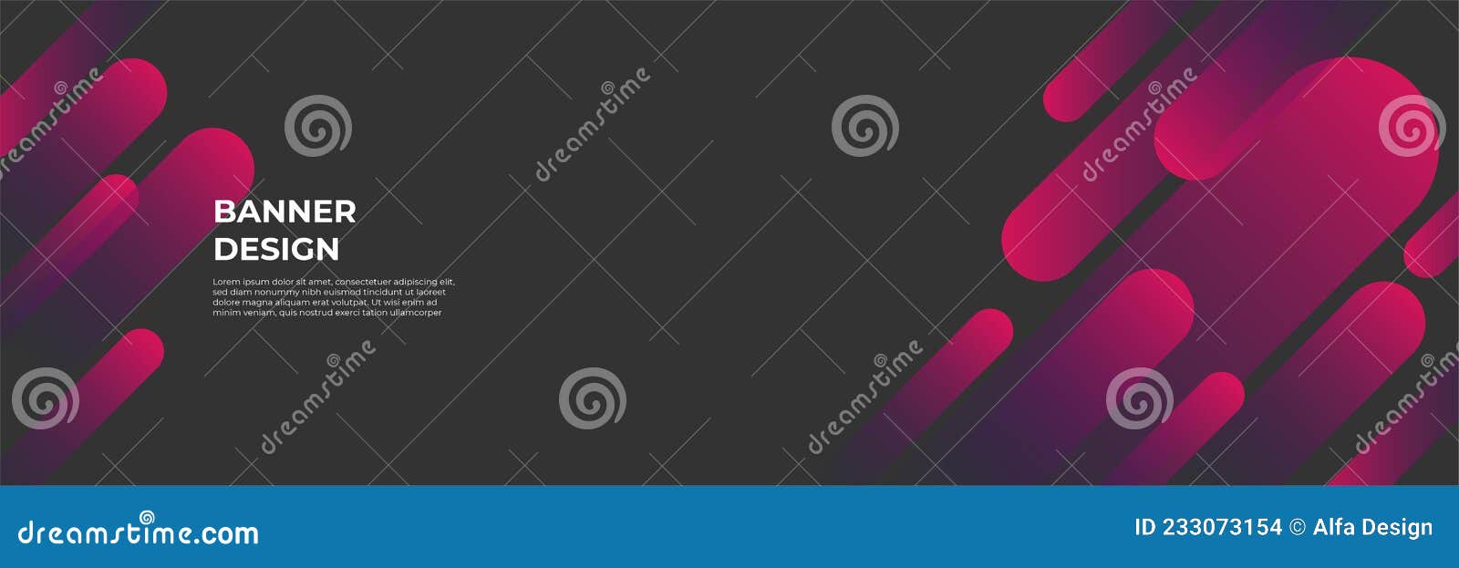 Modern Red Banner Background. Vector Abstract Graphic Design Banner ...