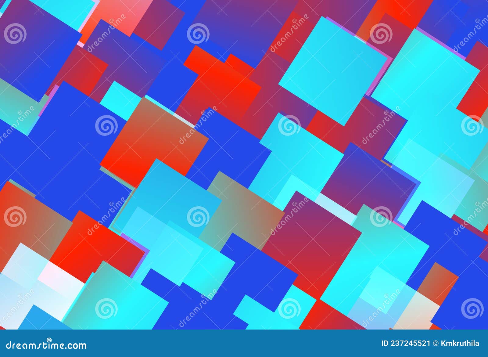 Modern Red and Blue Square Abstract Background Vector Graphic Beautiful ...