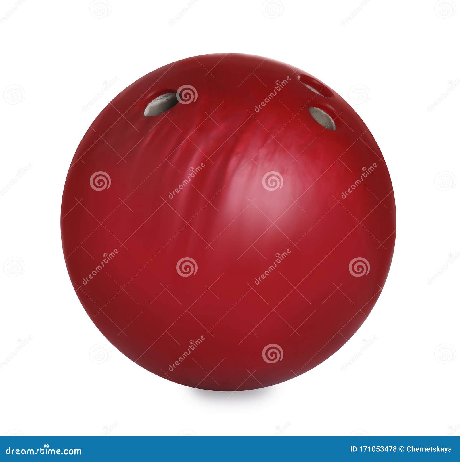 Modern Red Bowling Ball Isolated Stock Photo - Image of equipment ...