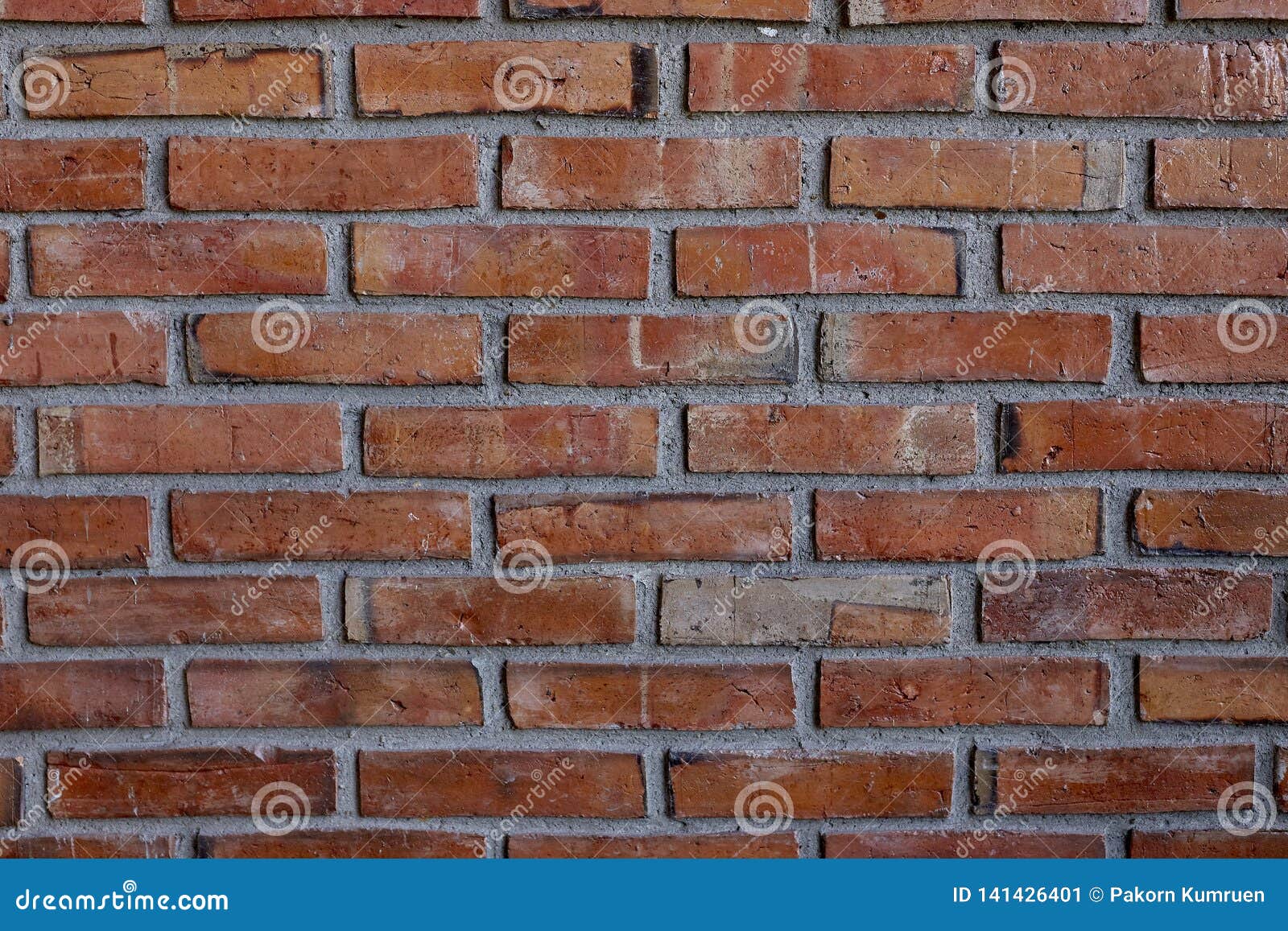 Modern Red and Brown Brick Wall Stock Image - Image of home ...
