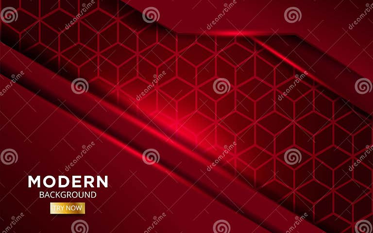 Modern Red Future Vector Background with Line Stock Vector ...