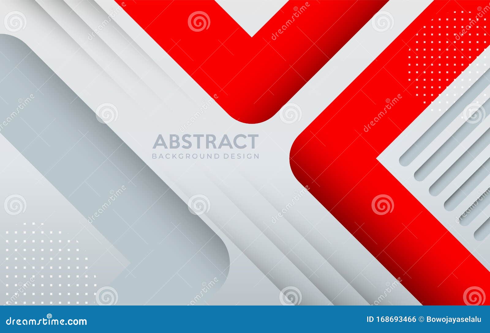 Modern Red and Grey Geometric Background with Abstract Style Stock ...