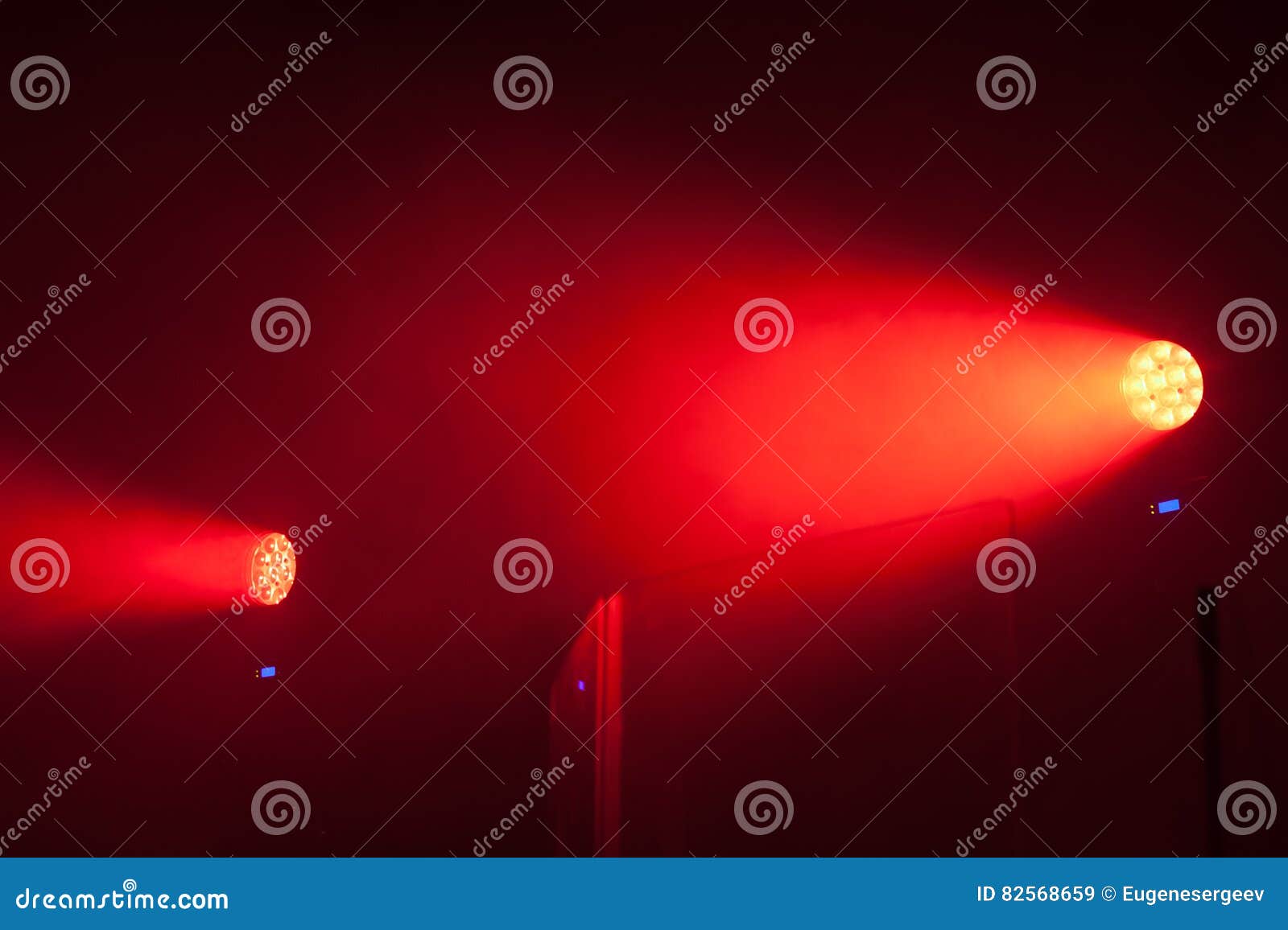 Modern Red LED Scenic Spot Lights Stock Image - Image of decoration ...