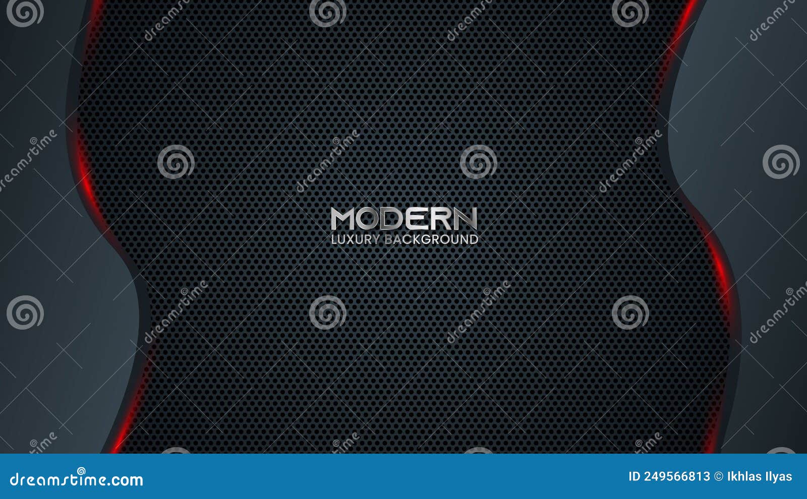 Modern Red Lights Futuristic Technology Twitch Gaming Background with ...