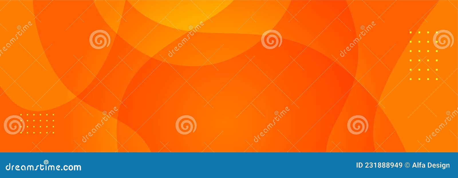 Modern Red Orange Banner Background Stock Illustration - Illustration ...