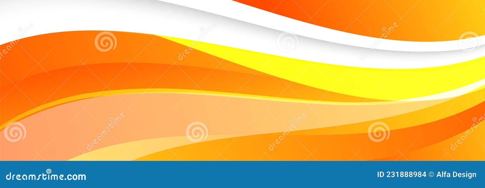 Modern Red Orange Banner Background Stock Illustration - Illustration ...