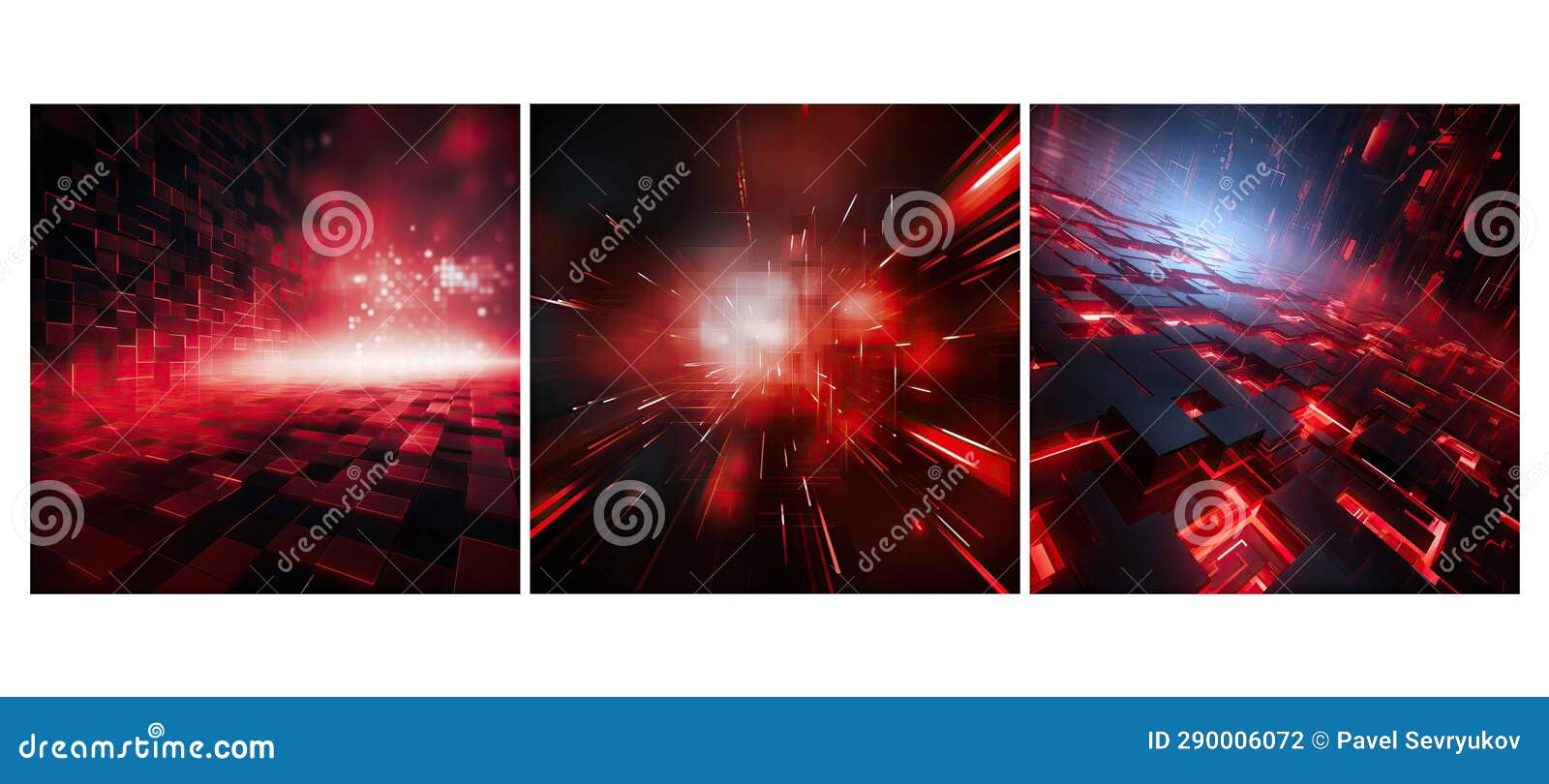 Modern Red Technology Soft Background Stock Illustration - Illustration ...