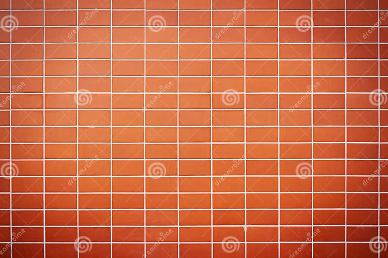 Modern Red Tilewall Texture Background Stock Image - Image of closeup ...