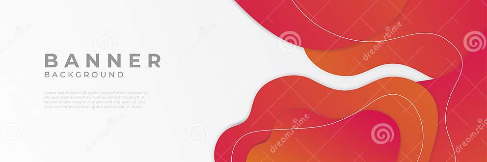 Modern Red Vector Abstract Graphic Design Banner Pattern Background ...