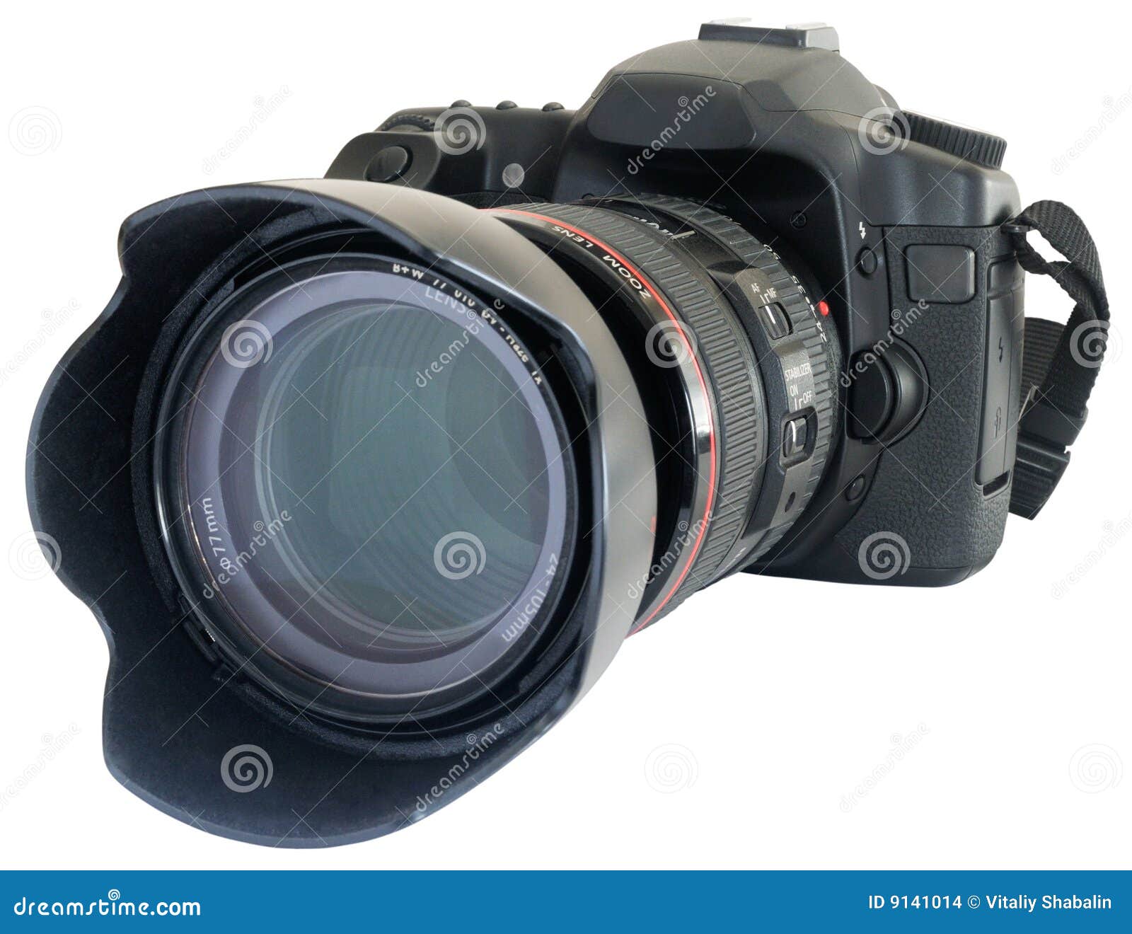Modern reflex camera stock photo. Image of professional - 9141014