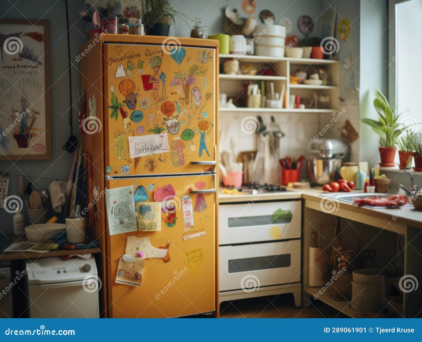 Refrigerator Magnets Cartoon Vector | CartoonDealer.com #22979271