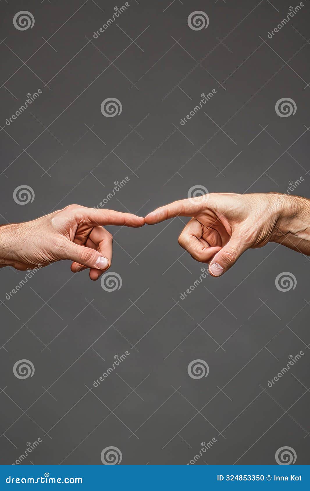 Modern Reinterpretation of the Creation of Adam with a Technology Human ...