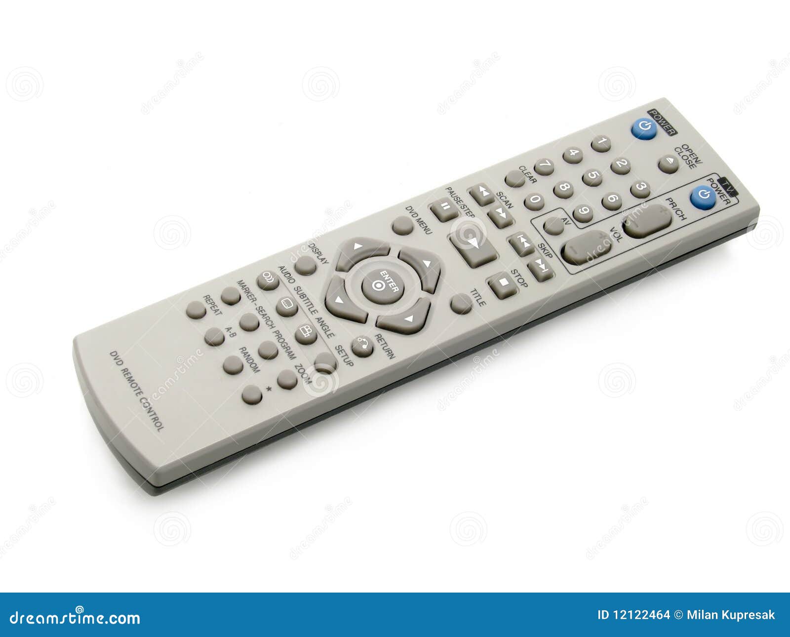 A modern remote control stock photo. Image of white, vertical - 12122464