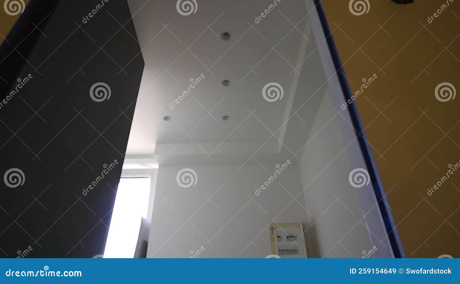 Modern Renovation in an Apartment with a Stretch Ceiling with LED ...