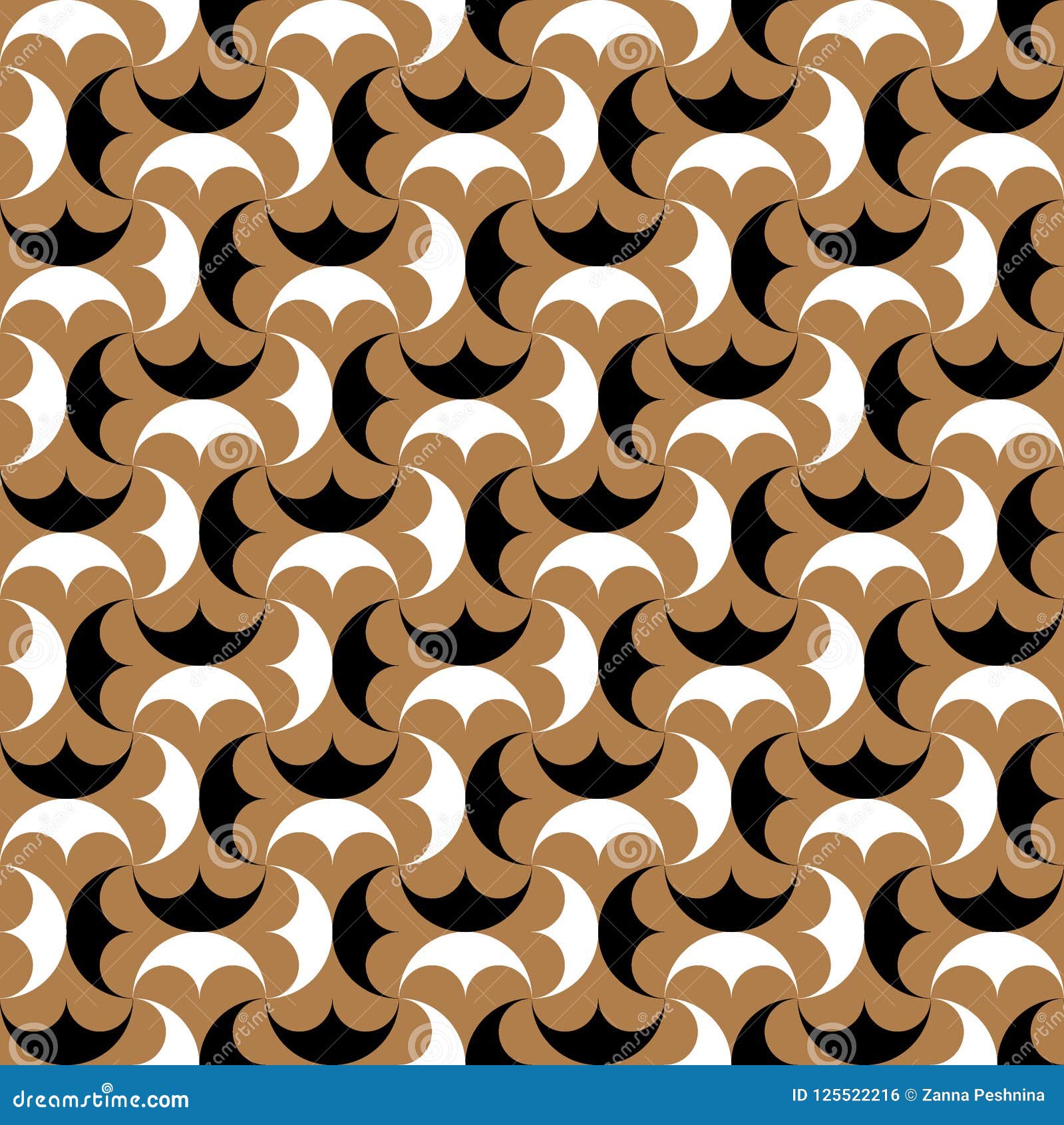Modern Repeating Seamless Pattern of Repeat Round Shapes. Vector ... Modern Repeating Seamless Pattern of Repeat Round Shapes. Vector ...