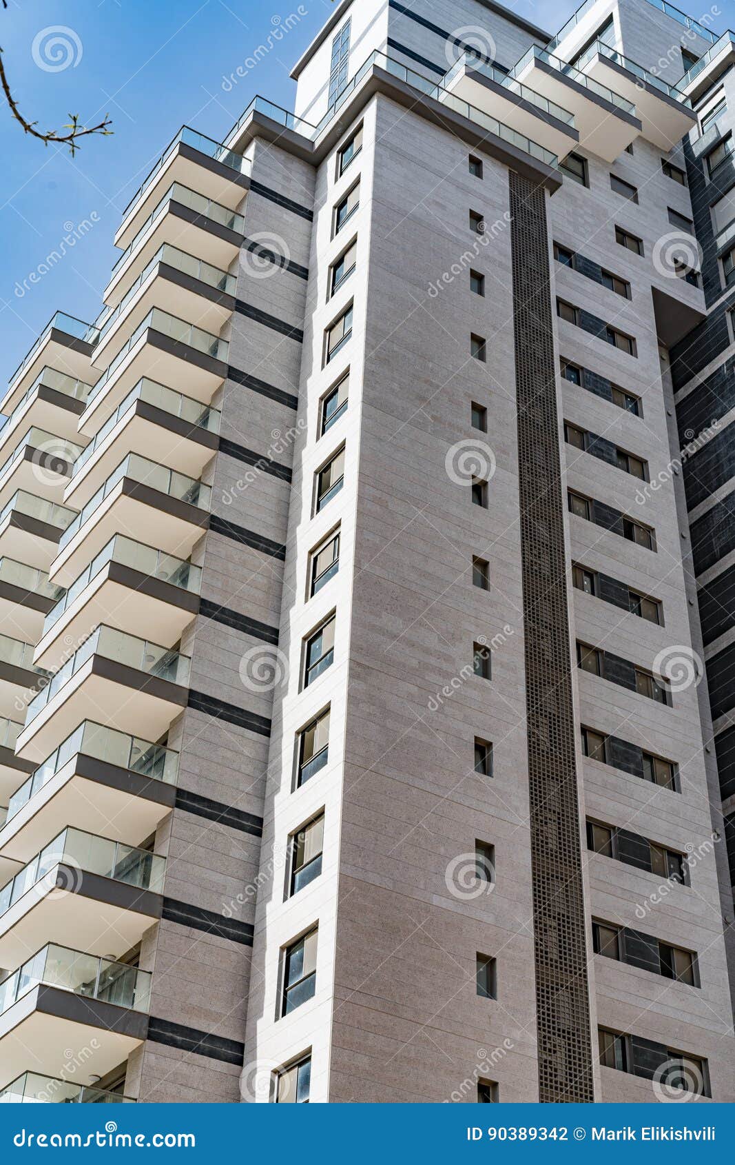 Modern residental building editorial photography. Image of urban - 90389342