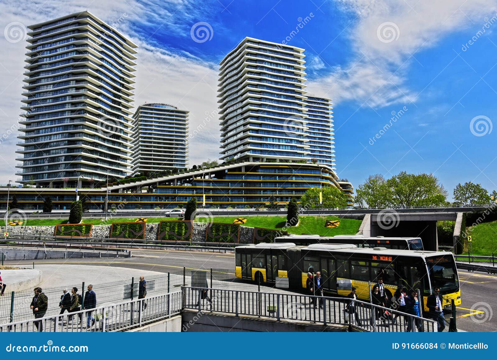 Modern Residential Architecture in Istanbul, Turkey Editorial Stock ...