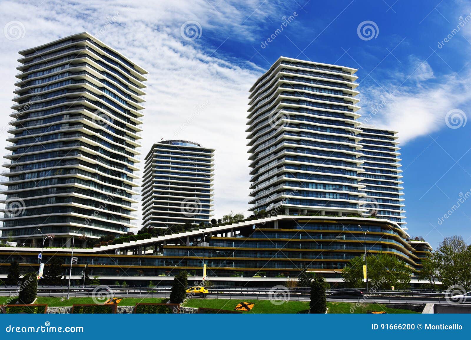 Modern Residential Architecture in Istanbul, Turkey Editorial Image ...