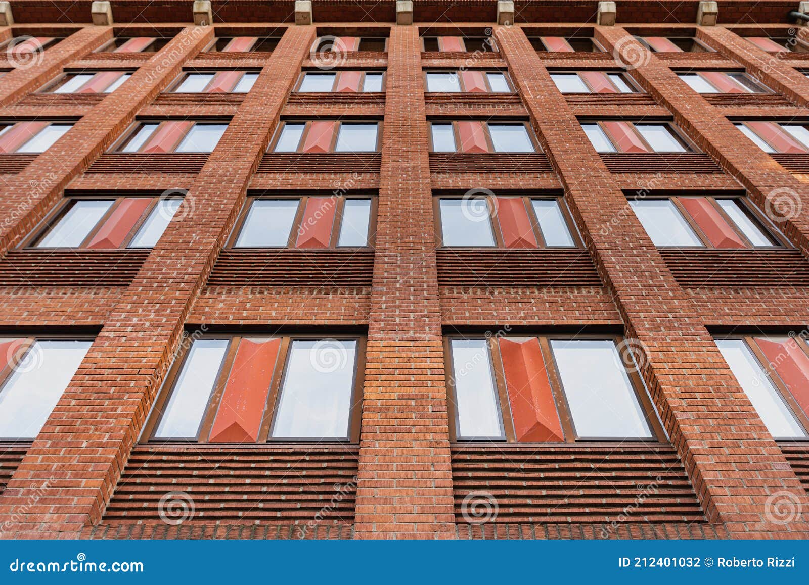 Repetition Of Windows Office Building Background And Pattern Royalty ...