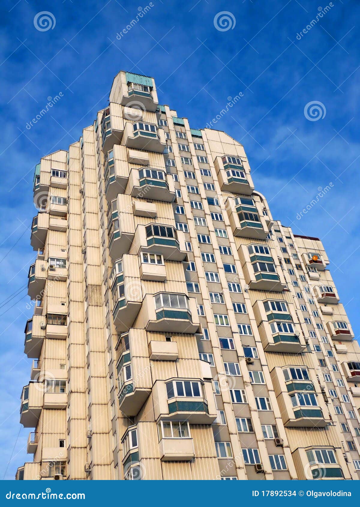 A Modern Residential Complex. Stock Photo - Image of rise, panel: 17892534
