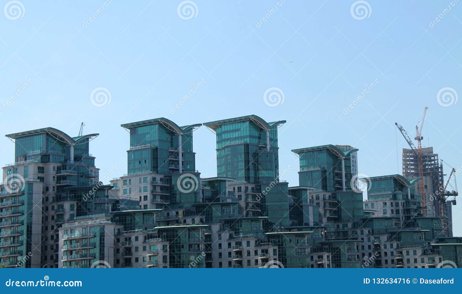 Modern Residential Development. Stock Photo - Image of build, homes ...