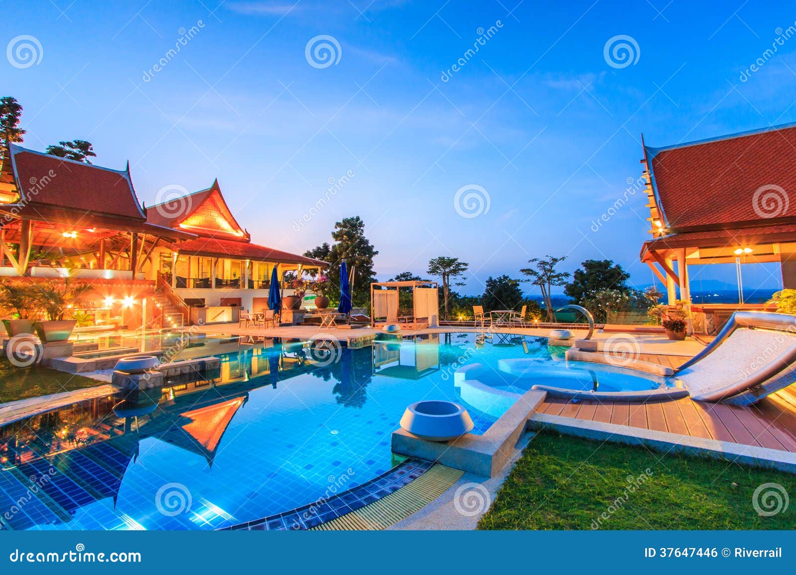 Modern resort stock photo. Image of property, modern - 37647446