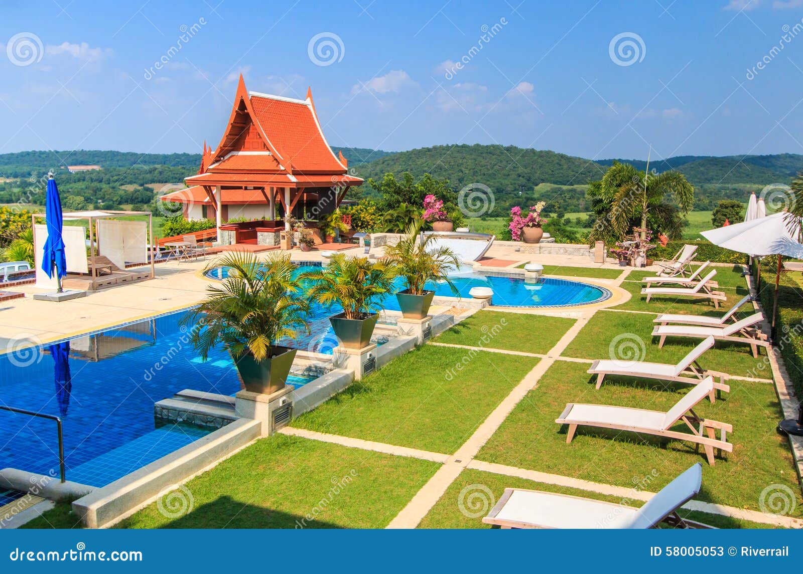Modern resort stock image. Image of life, exterior, construction - 58005053