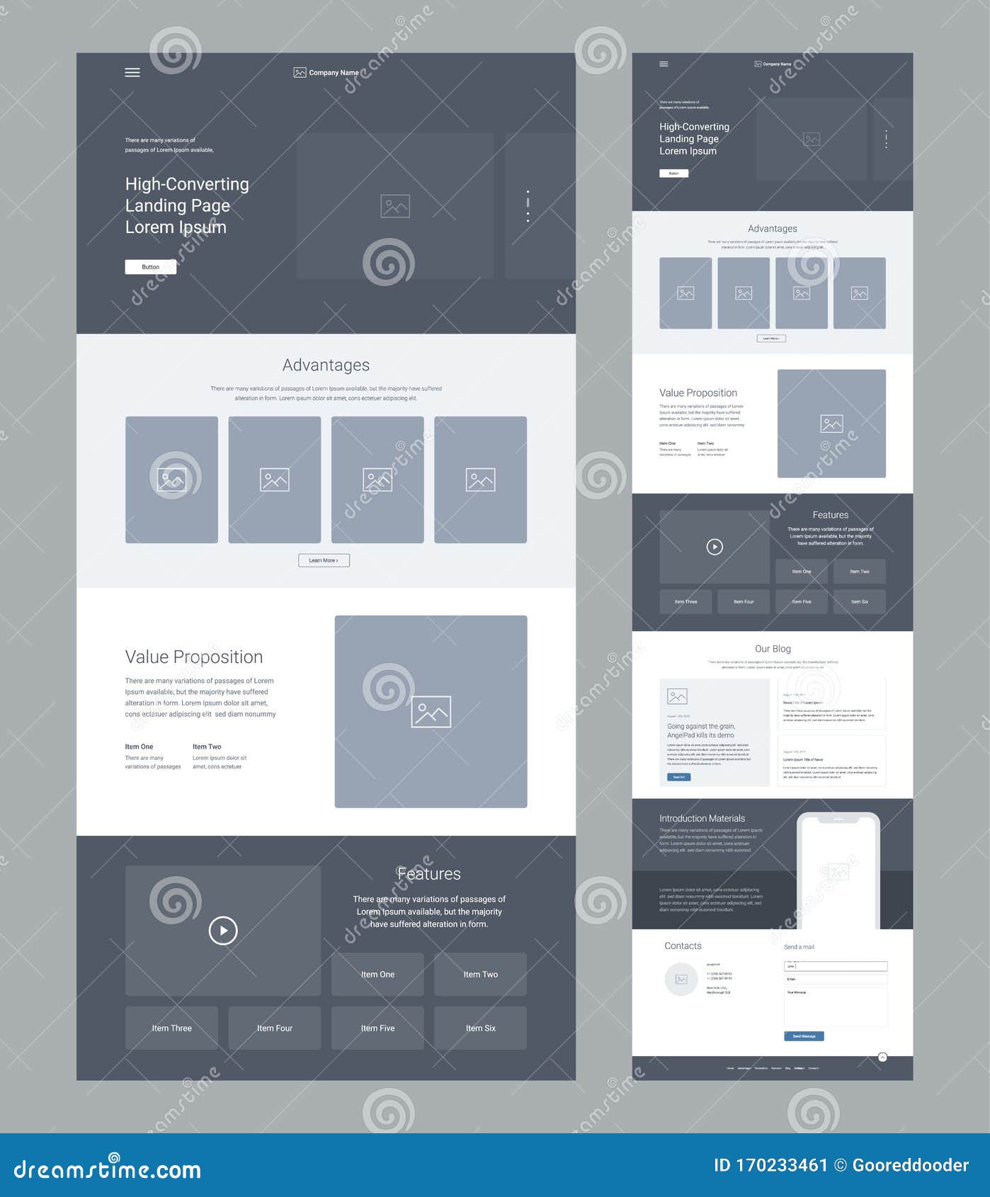 Modern Responsive Design. Ux Ui Website. Landing Page Wireframe Design ... Modern Responsive Design. Ux Ui Website. Landing Page Wireframe Design ...