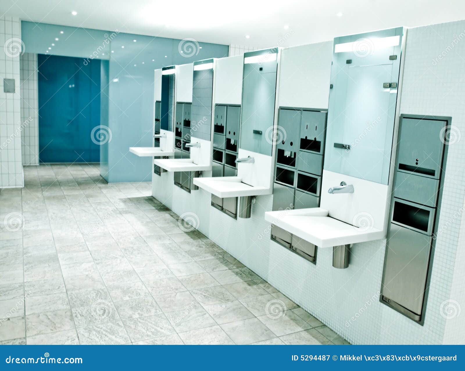 Modern Rest Room at Airport Stock Image - Image of horizontal, public ...