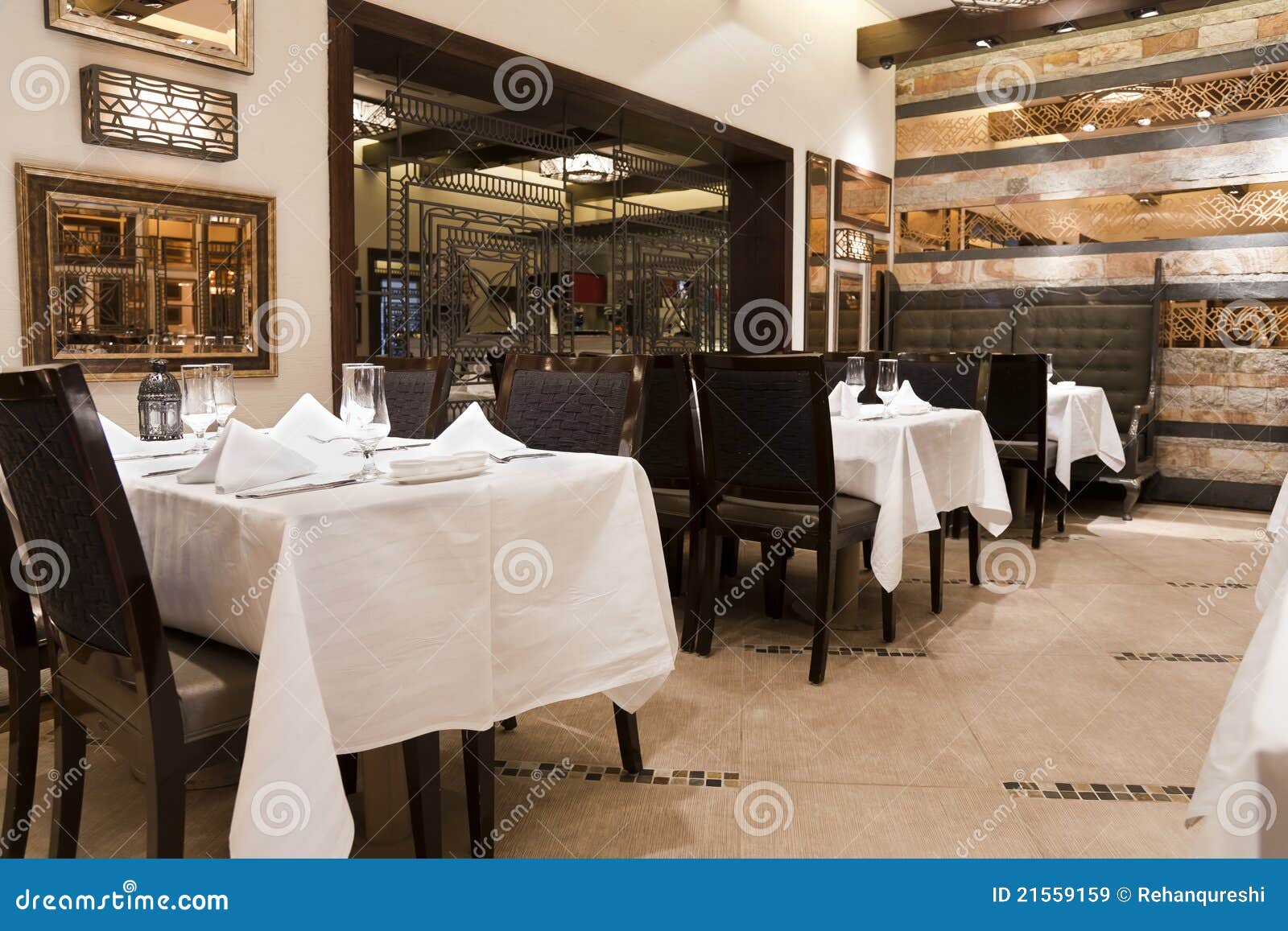 Modern restaurant stock image. Image of horizontal, arranging - 21559159