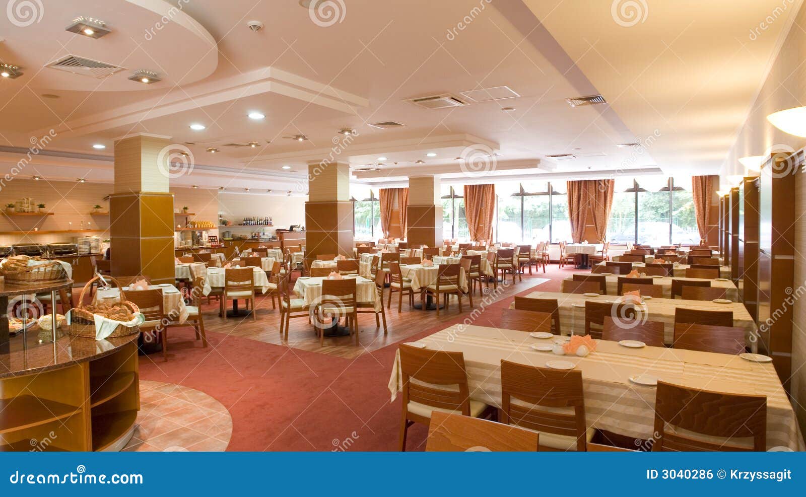 Modern Restaurant stock photo. Image of eatery, classy - 3040286