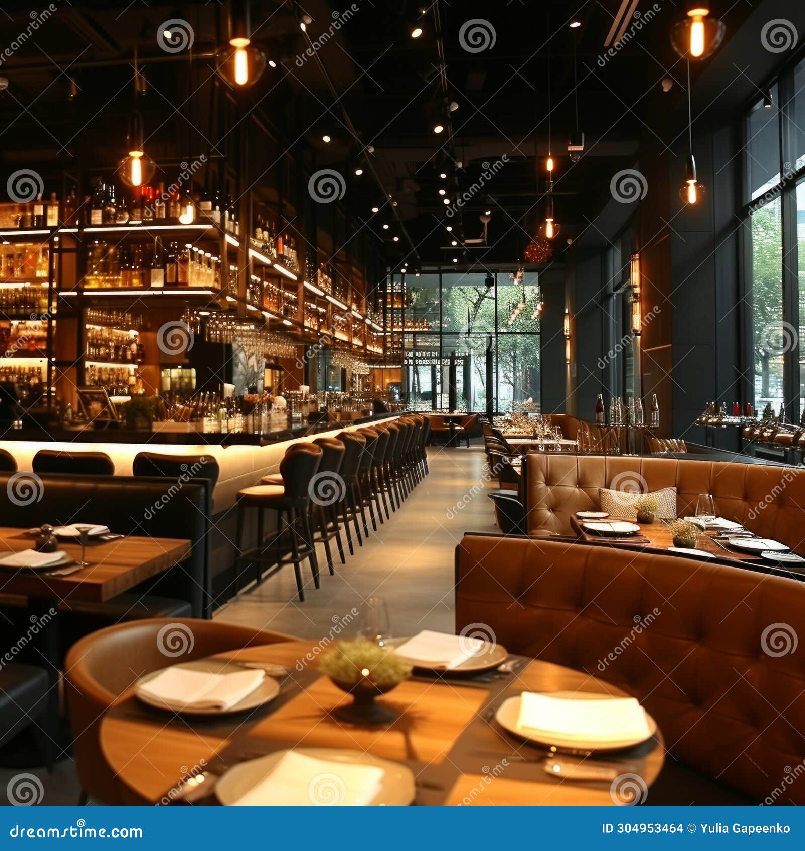 A Modern Restaurant Interior Designed for Discerning Palates and an ...