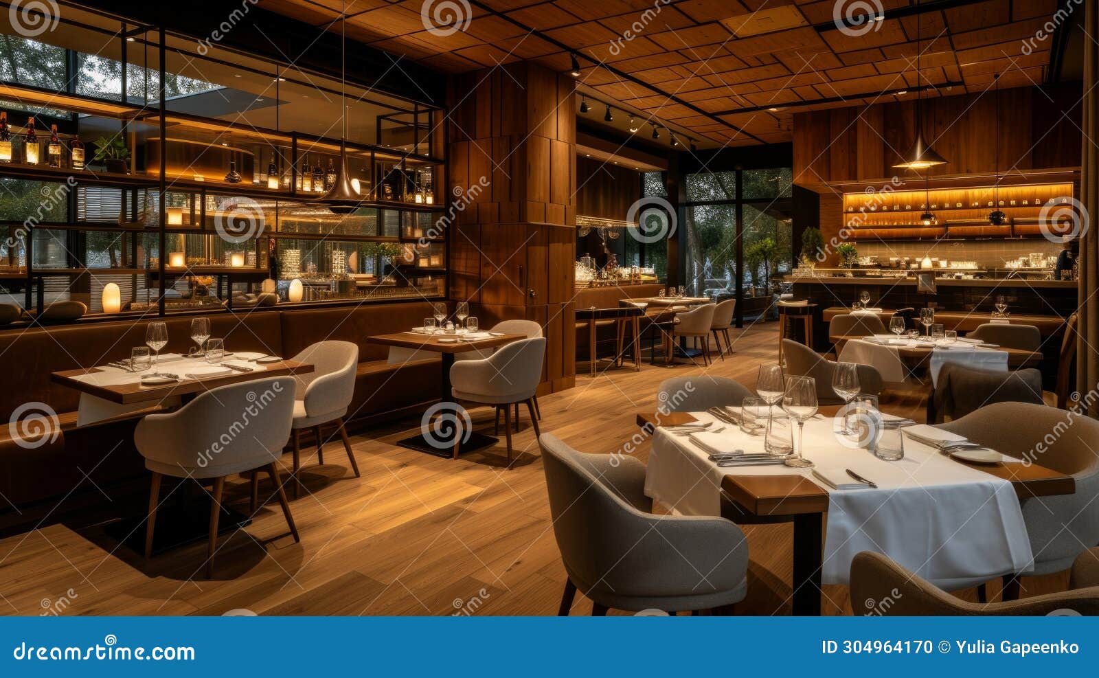A Modern Restaurant Interior Designed for Discerning Palates and an ...