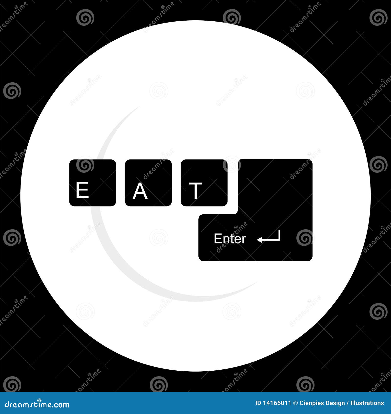 Modern restaurantpictogram vector illustratie. Illustration of lunch ...