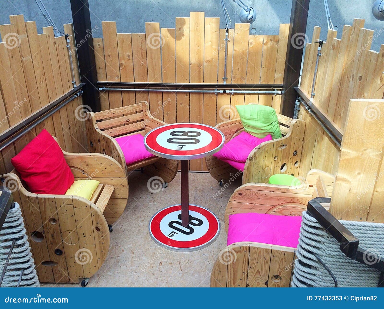 Modern resting place stock image. Image of meeting, break - 77432353