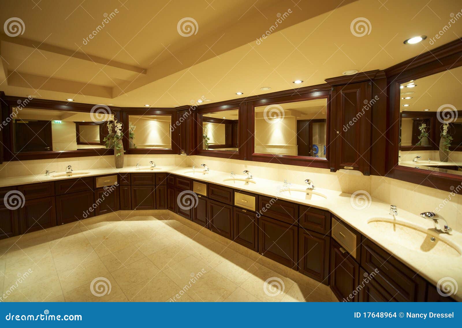 Modern restroom stock photo. Image of decoration, hotel - 17648964