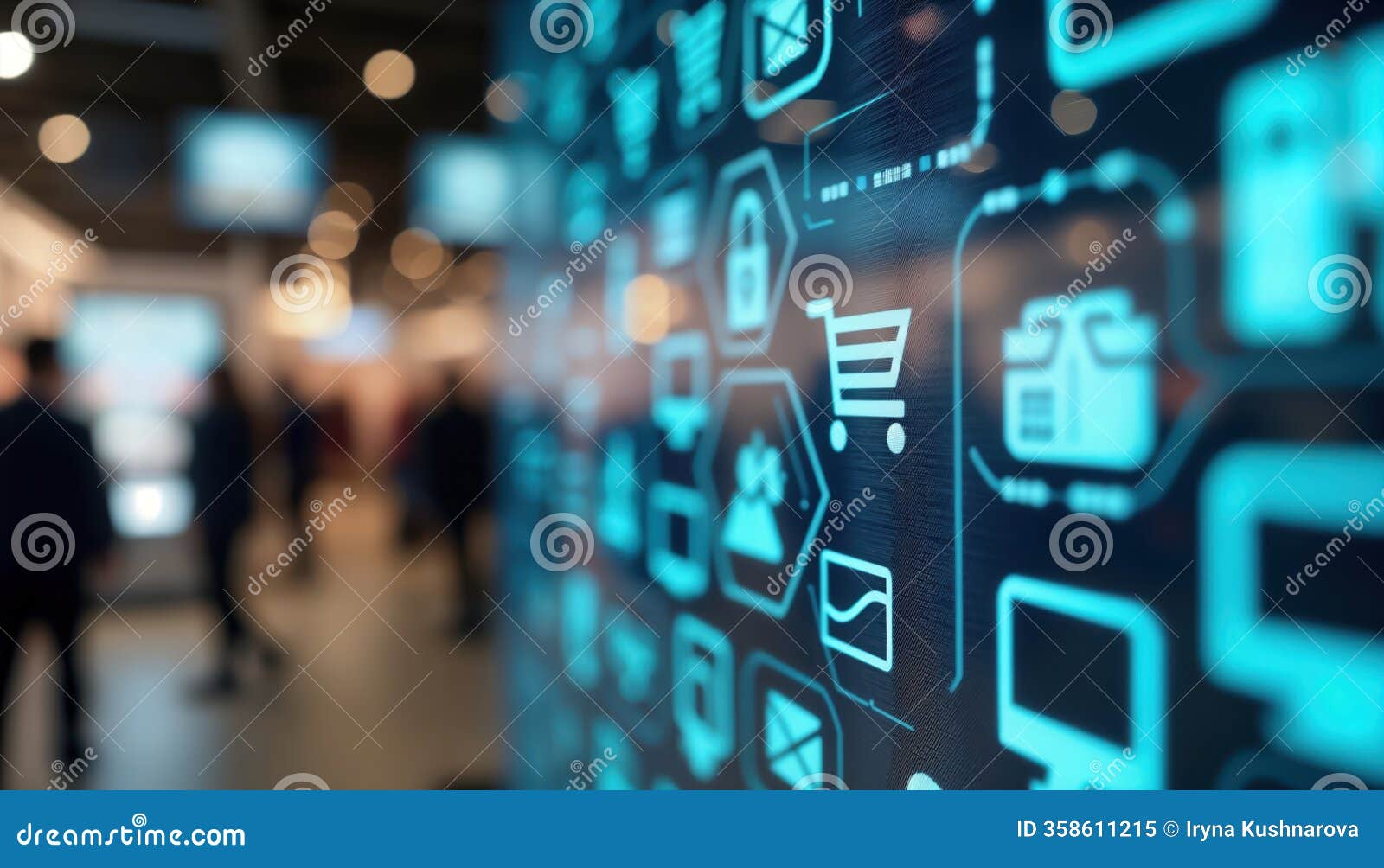 Retail Tech Vector Illustrations Pack. A Dynamic Showcase Of Technology ...